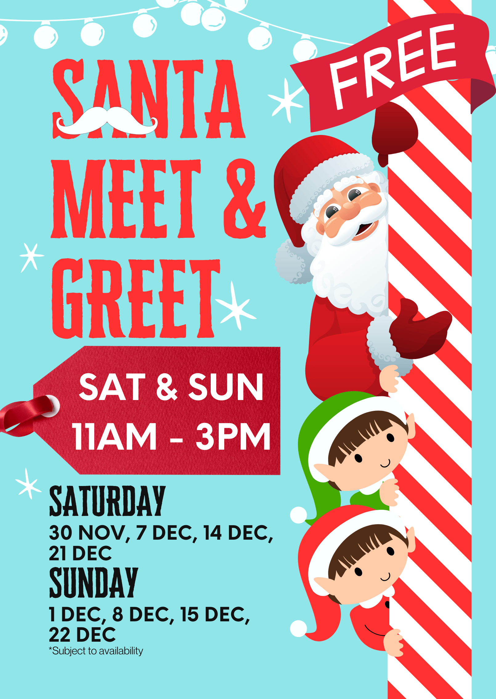 Meet and Greet with Santa! - Cornmill Shopping Centre